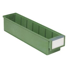 treston BiOX Regalkasten, grün, LxBxH 400 x 90 x 82 mm, VE 30 Stk