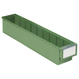 treston BiOX Regalkasten, grün, LxBxH 500 x 90 x 82 mm, VE 30 Stk
