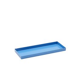 eurokraft basic Stahl-Kleingebinde-Auffangwanne, LxBxH 940 x 370 x 60 mm, mit Zulassung, Auffangvolumen 20 l, lichtblau