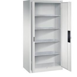 C+P Werkstatt-Schwerlastschrank, Breite 930 mm, Tiefe 600 mm, Tür lichtgrau