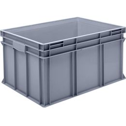 Euro-Stapelbehälter aus Polypropylen (PP), Traglast 20 kg, silbergrau, Volumen 175 l, Außenhöhe 425 mm, VE 1 Stk kaiserkraft