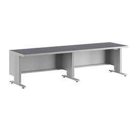 ANKE Elektrisch höhenverstellbare Werkbank, Plattentiefe 800 mm, Universalbelagplatte, Breite 2800 mm