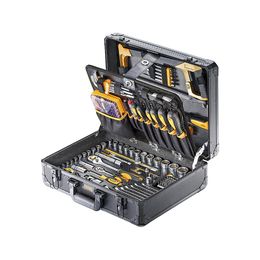 Werkzeugkoffer BASIC, mit 211 Teilen, schwarz, gelb kaiserkraft