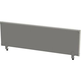eurokraft pro Akustik-Tischaufsatz-Paneel, Höhe 450 mm, Breite 1600 mm, grau