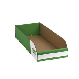 Karton-Regalkasten, einlagig und faltbar, VE 50 Stk, LxBxH 500 x 200 x 100 mm kaiserkraft