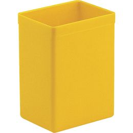 Einsatzkasten, Höhe 120 mm, gelb, LxB 86 x 73 mm, VE 15 Stk kaiserkraft