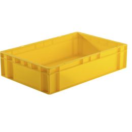 Euro-Format-Stapelbehälter, Wände und Boden geschlossen, LxBxH 600 x 400 x 145 mm, gelb, VE 5 Stk kaiserkraft