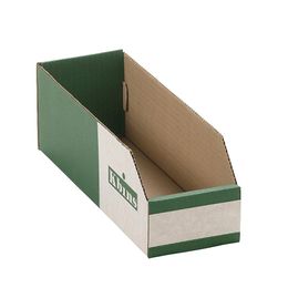 Karton-Regalkasten, VE 50 Stk, LxBxH 300 x 100 x 100 mm kaiserkraft