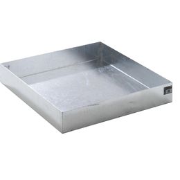 Paletten-Auffangwanne, LxBxH 1200 x 1200 x 185 mm, feuerverzinkt kaiserkraft