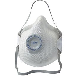 Moldex Atemschutzmaske FFP2 NR D, mit Ausatemventil, VE 20 Stk, weiß