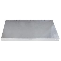 eurokraft pro Fachboden verzinkt extra, Kantenhöhe 40 mm, VE 2 Stk, BxT 1000 x 500 mm