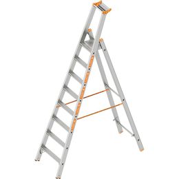 Layher Stufen-Stehleiter, einseitig begehbar, 8 Stufen inkl. Plattform