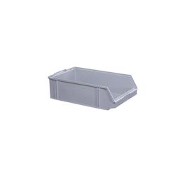 Sichtlagerkasten aus Polystyrol, Länge 500 mm, BxH 308 x 145 mm, VE 7 Stk, grau kaiserkraft