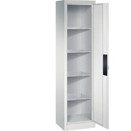 C+P Werkstatt-Schwerlastschrank, Breite 502 mm, Tiefe 400 mm, Tür lichtgrau