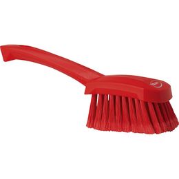 vikan Handbürste kurzer Stiel, weich, gesplisst, VE 10 Stk, rot