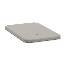 CEMO Flachdeckel, LxBxH 890 x 590 x 40 mm, grau