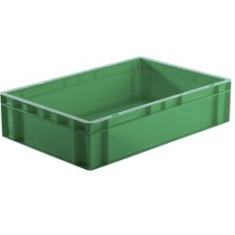 Euro-Format-Stapelbehälter, Wände und Boden geschlossen, LxBxH 600 x 400 x 145 mm, grün, VE 5 Stk kaiserkraft