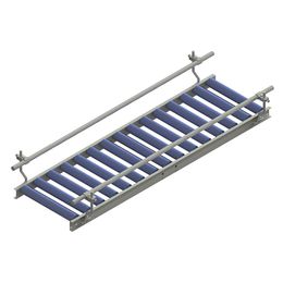 Gura Führung seitlich für Gerade der Röllchenbahn, beidseitig, Länge 1500 mm