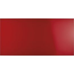MAGNETOPLAN Design-Glasboard, magnetisch, BxH 2000 x 1000 mm, intensivrot