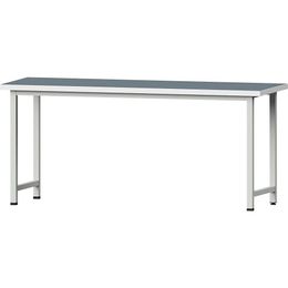 ANKE Werkbank, Gestellbauweise Serie V, Grundmodell, BxT 2000 x 700 mm, Universalplatte, Höhe 890 mm