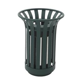 Abfallsammler für außen, Volumen 23 l, HxØ 650 x 450 mm, grün kaiserkraft