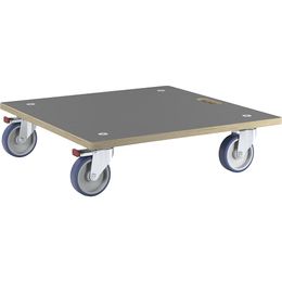 Wagner Transportroller MaxiGRIP, quadratisch, mit FSC®-Zertifizierung, LxBxH 580 x 580 x 147 mm