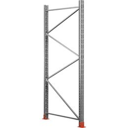 Stützrahmen für Palettenregal Space, verzinkt, HxT 1500 x 1100 mm, Traglast 9000 kg kaiserkraft