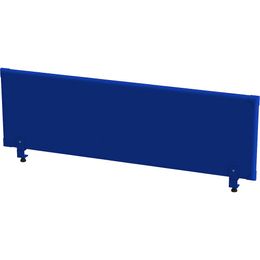 eurokraft pro Akustik-Tischaufsatz-Paneel, Höhe 450 mm, Breite 1600 mm, blau
