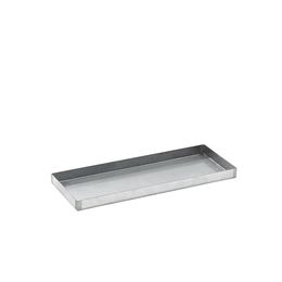 eurokraft basic Stahl-Kleingebinde-Auffangwanne, LxBxH 940 x 370 x 60 mm, mit Zulassung, Auffangvolumen 20 l, verzinkt