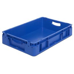 Industriebehälter, Volumen 20 l, LxBxH 600 x 400 x 120 mm, VE 5 Stk, blau kaiserkraft