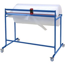 ratioform Abrollst&auml;nder mit Schneidevorrichtung, fahrbar, f&uuml;r Rollenbreite 1250 mm, H 1160 mm, ab 5 Stk