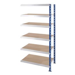 eurokraft basic Universal-Steckregal, stabil, Spanplattenb&ouml;den, HxBxT 1976 x 1025 x 600 mm, Anbauregal