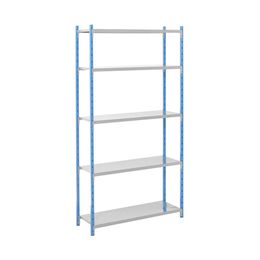 Manorga Steckregal, mit Stahlblech-Fachböden, HxBxT 1996 x 1270 x 400 mm, Grundregal