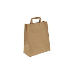 ratioform Papiertragetasche, braun, LxBxH 400 x 160 x 450 mm, 100 g/m&sup2;, VE 200 Stk