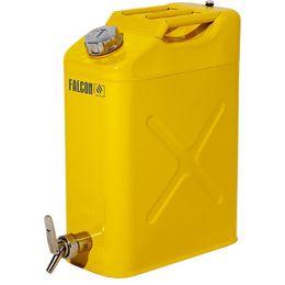 Sicherheitskanister mit Feindosierhahn, Stahlblech, Volumen 20 l, ab 5 Stk kaiserkraft