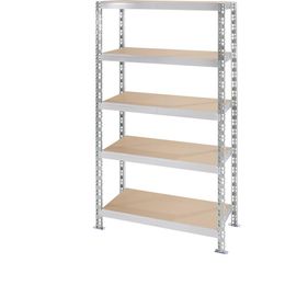 Universalsteckregal, Spanplattenb&ouml;den, HxBxT 1820 x 1050 x 500 mm, Grundregal kaiserkraft