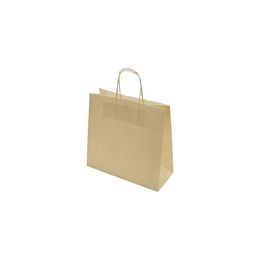 ratioform Papiertragetasche FRESH, sand, LxBxH 250 x 110 x 240 mm, 100 g/m&sup2;, VE 250 Stk, ab 10 VE