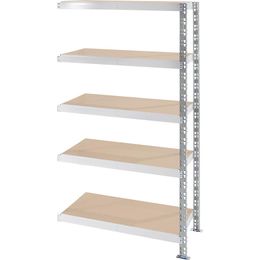 Universalsteckregal, Spanplattenböden, HxBxT 1820 x 1025 x 400 mm, Anbauregal kaiserkraft
