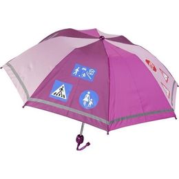 Dr. Neuser, Mädchen, Regenschirm, Regenschirm - Verkehrsschilder - violett, Violett