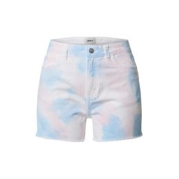 Only Shorts Damen Größe 31 neonblau / rosa / weiß