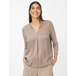 Brax Damen Shirt Style CLARISA M taupe, hellbraun, Gr. 36
