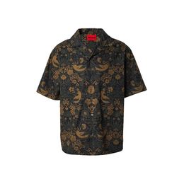 Hugo Hemd 'Espino' Herren Größe XXL navy / senf / schilf