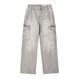 Bershka Cargo Jeans male Grey size 44