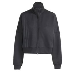 adidas originals Sweatjacke 'Off Placed 3-Stripes Zip' Damen Gr&ouml;&szlig;e M/L dunkelgrau / schwarz