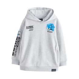 next Sweatshirt 'Sonic' Jungen Gr&ouml;&szlig;e 134 blau / graumeliert / schwarz / wei&szlig;