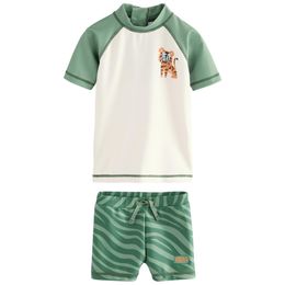 next Set: T-Shirts und Shorts Jungen Gr&ouml;&szlig;e 74 creme / khaki / orange / schwarz