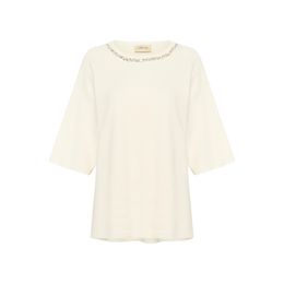 Cream Pullover Damen Gr&ouml;&szlig;e L transparent / eierschale