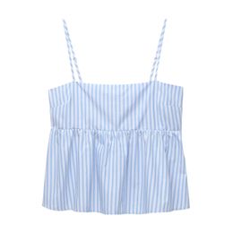 Pull&Bear Pull&bear Top 'PACIFIC' Damen Gr&ouml;&szlig;e S hellblau / wei&szlig;