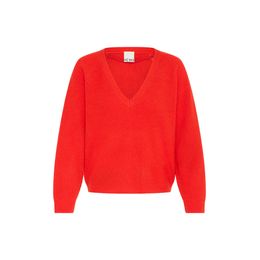 Ichi Pullover 'IHDASILA' Damen Gr&ouml;&szlig;e XL orangerot