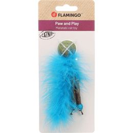 Katzenspielzeug Boleo mit Katzenminze Flamingo